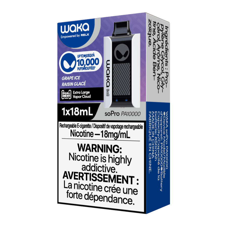 WAKA Sopro PA10000 Disposable Vape | Official WAKA Canada Store